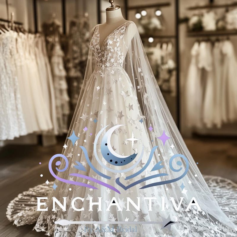 Star Wedding Dress - Etsy
