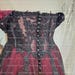 Gothic Black and Burgundy Wedding Dress With Lace, Off-shoulder Corset ...