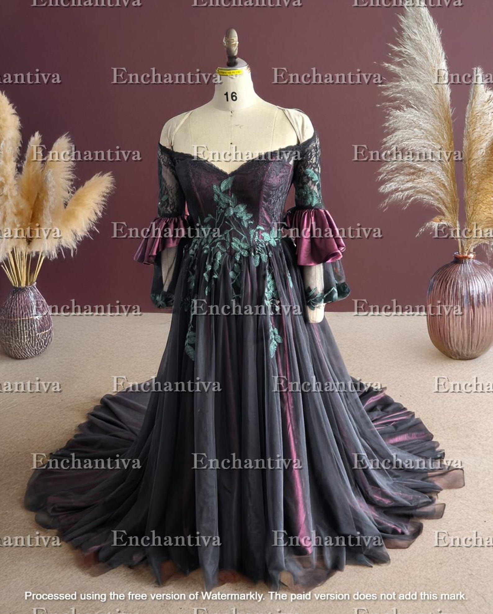 Mystic Ivy Magical, Forest-inspired Elegant Wedding Dress Bridal Gown ...