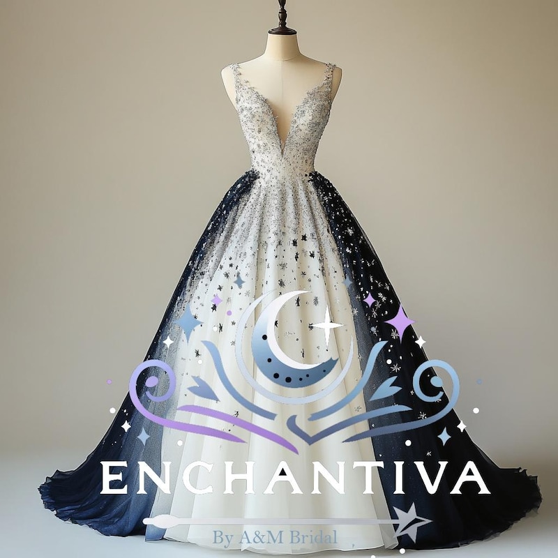 Celestial Wedding Dress - Etsy