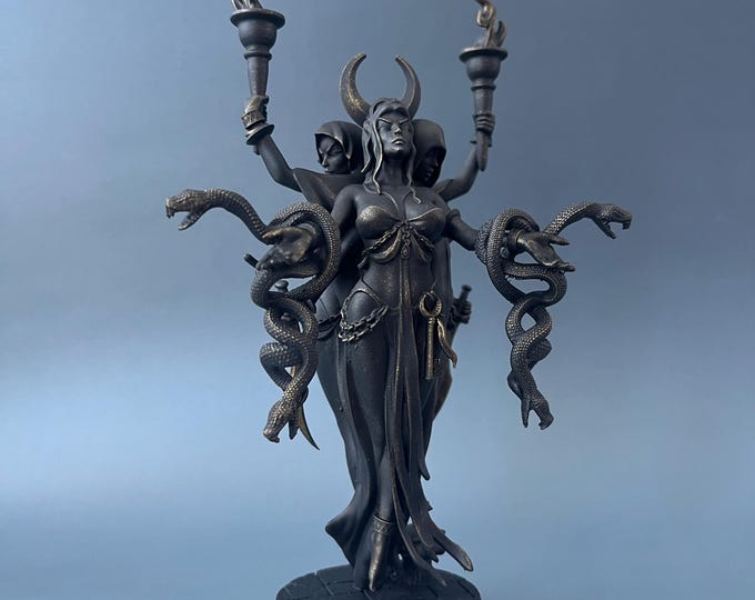 Statue of Hecate, Statuette of the Goddess Hekate - Etsy