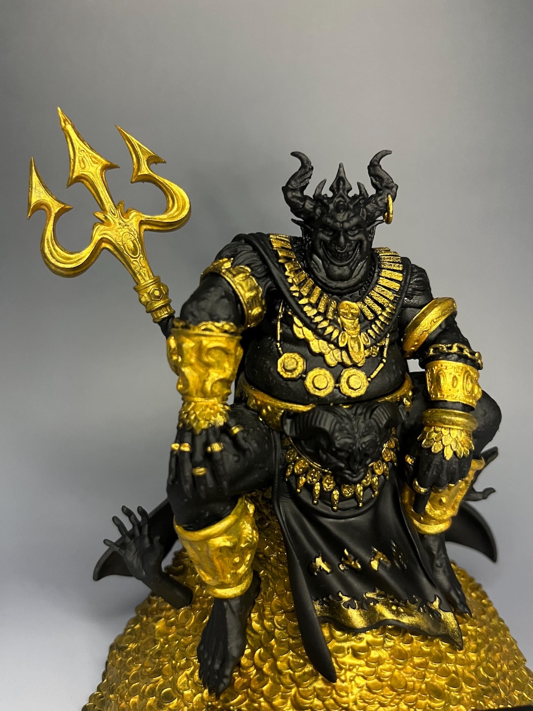 Mammon Statue, Statuette of the Demon of Greed and Wealth - Etsy