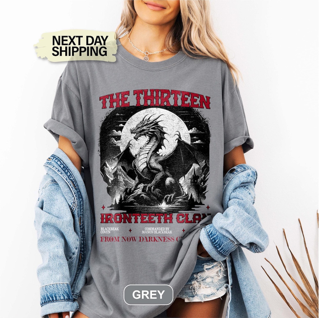 The Thirteen Shirt | Throne of Glass T-shirt, Manon Blackbeak Ironteeth ...