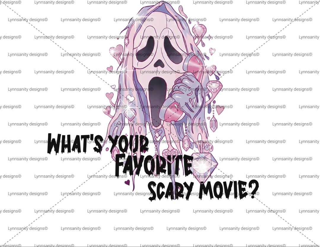 Y2K Pastel Goth Ghostface Digital Art| Bling Slasher - Etsy