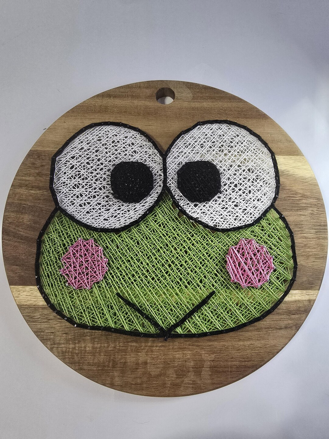 Green Frog String Art - Etsy