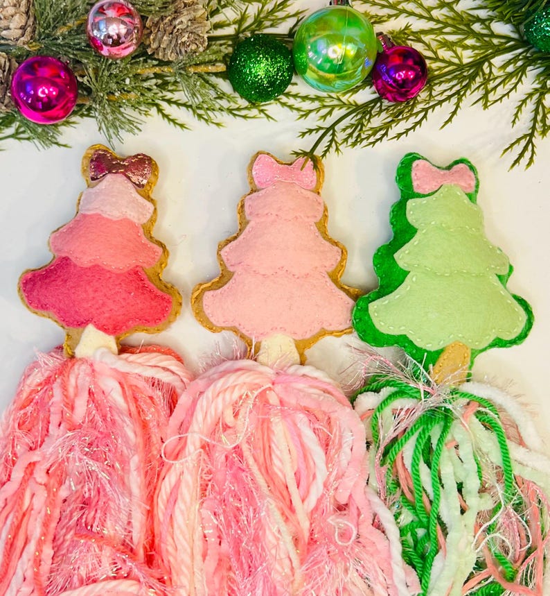 Christmas Tree Wand//christmas Tree Photo Prop//light Green Christmas ...