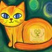 Cute Cat Digital Art Bundle | Lulu's Pixel Cloud | Instant Download for ...