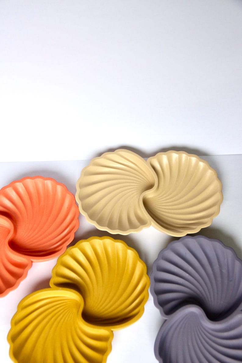 Handmade Shell Tray-decorative Seashell Serving Tray-ring Dish-natural ...
