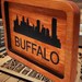 Buffalo Skyline Tray 8.5x5.5 Rustic Wood Catchall for Keys Jewelry ...