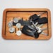 Buffalo Skyline Tray 8.5x5.5 Rustic Wood Catchall for Keys Jewelry ...