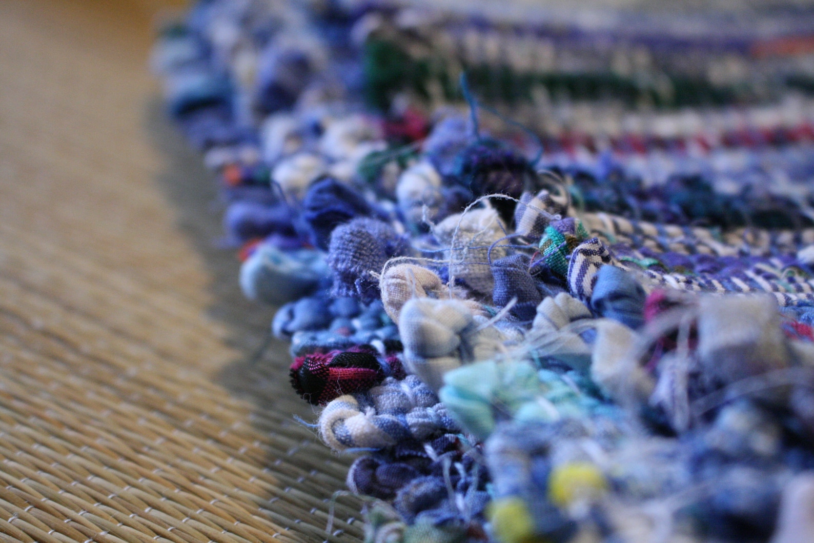 Old Fashioned Multi Color Hit and Miss Rag Rug - Etsy