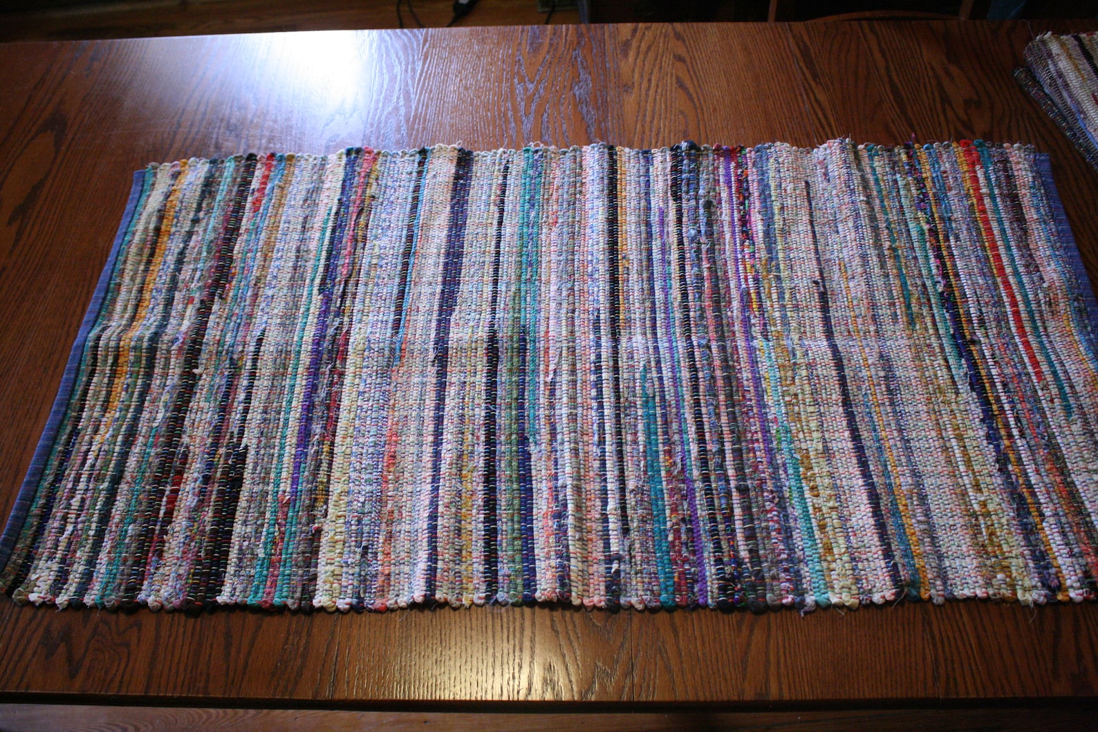 Old Fashioned Multi Color Hit and Miss Rag Rug - Etsy
