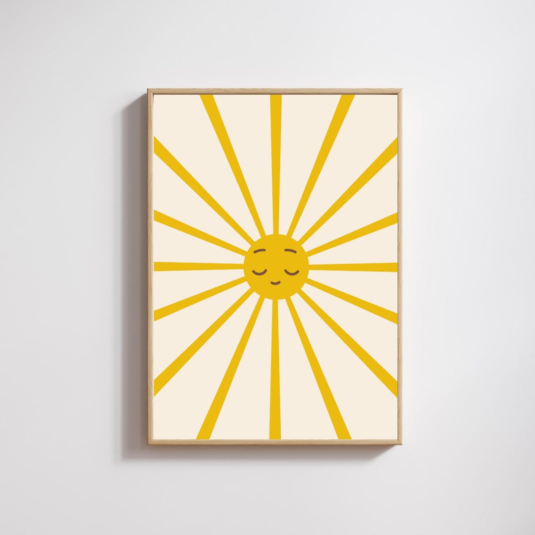 Little Sun, Digital Download, Printables, Sunshine, Sun, Yellow ...