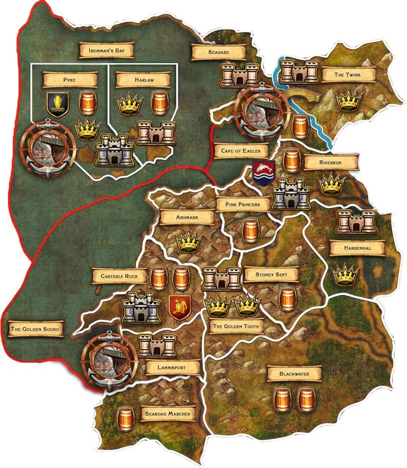 Game of Thrones House Tully - Alternate Standard Map Overlay by Jose ...