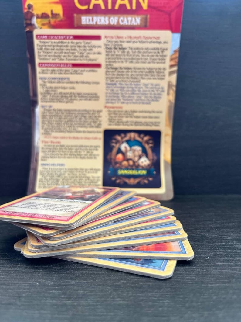 Catan Scenarios: the Helpers Expansion. HANDMADE!!! - Etsy