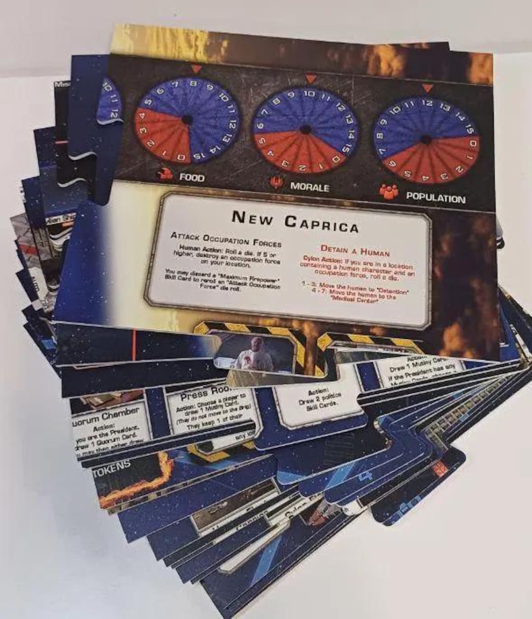 Battlestar Galactica - Combined Map With ALL Expansions, Including ...