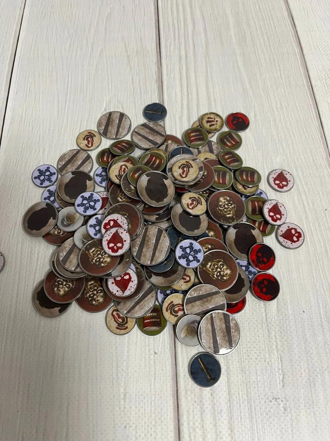 Metal Tokens for the Game Dead of Winter - A Crossroads Game & Dead of ...