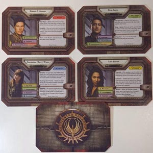 Battlestar Galactica Board Game Character Sheets - for Base Game and ...