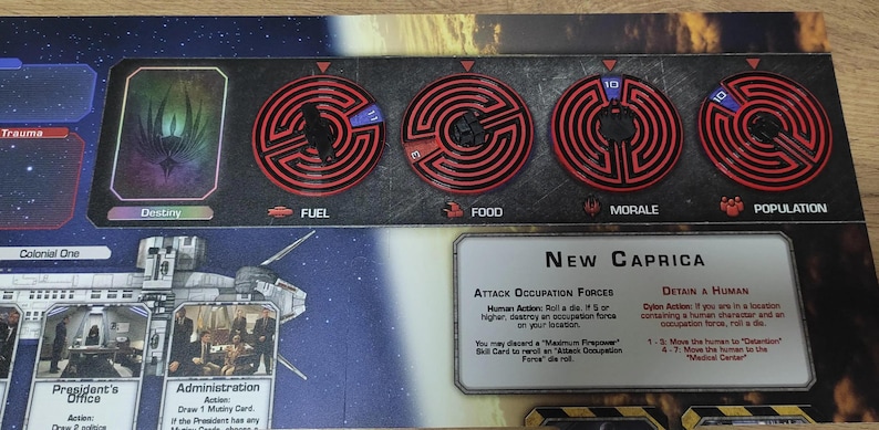 Battlestar Galactica - Combined Map With ALL Expansions, Including ...