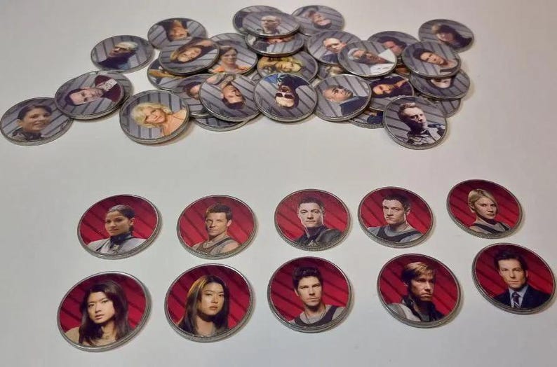 Battlestar Galactica Tokens – Base Game & All Expansions. HANDMADE ...