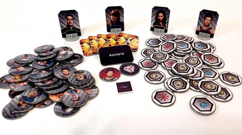 Battlestar Galactica Tokens – Base Game & All Expansions. HANDMADE ...