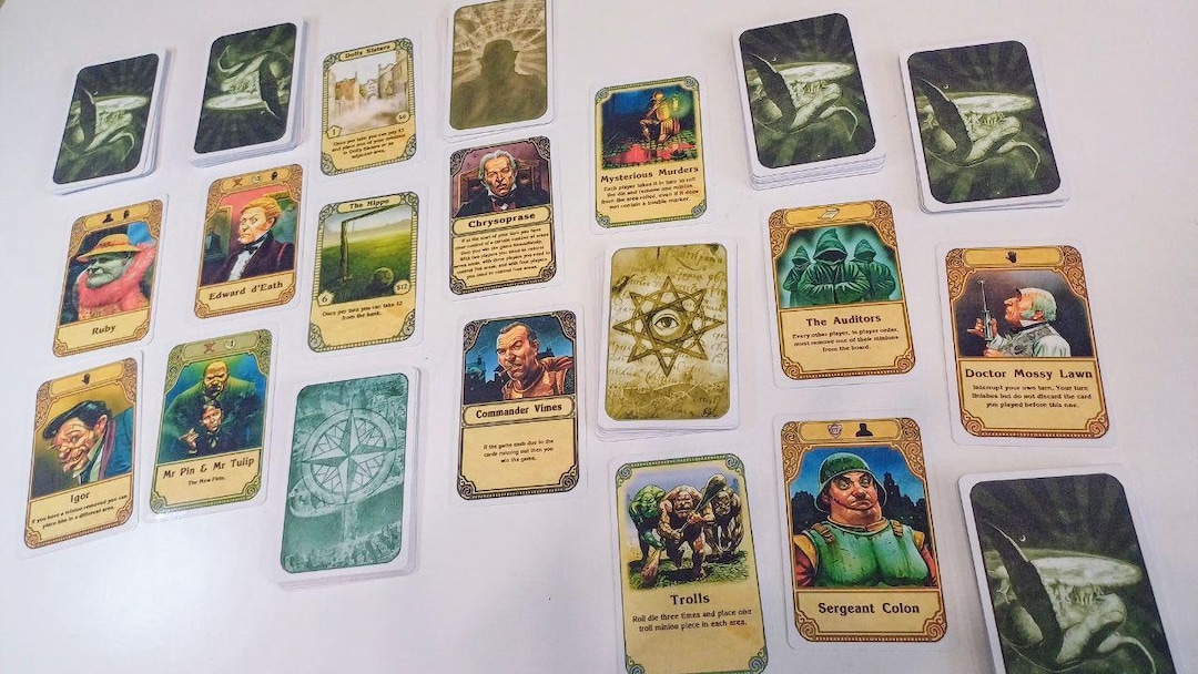 Cards for Discworld: Ankh-morpork Board Game - Etsy