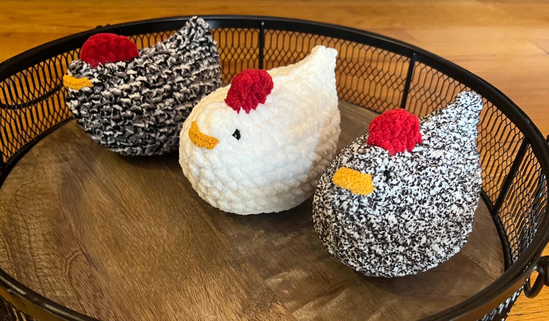 Crochet Amigurumi Chickens - Etsy