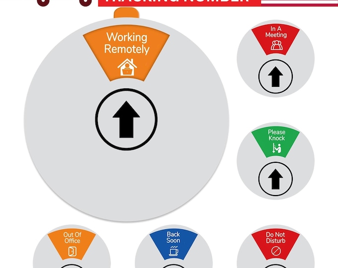 Door Signs for Office - Do Not Disturb Privacy Sign W/ Icons - 6 ...