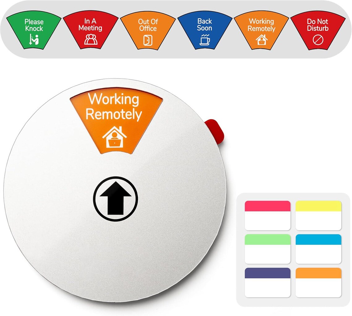 Door Signs for Office - Do Not Disturb Privacy Sign W/ Icons - 6 ...