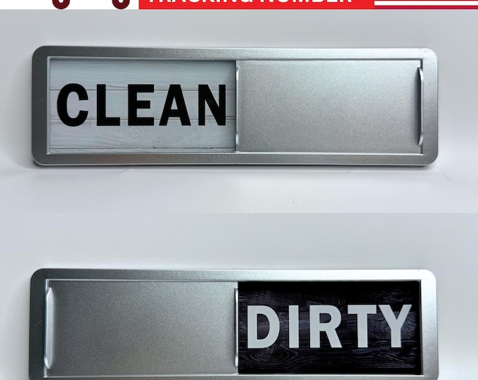 Dishwasher Sign, Clean Sign, Dirty Sign, Works on Stainless Steel ...