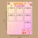 Groovy Planner- PRINTABLE DIGITAL Download, Groovy Weekly Planner ...
