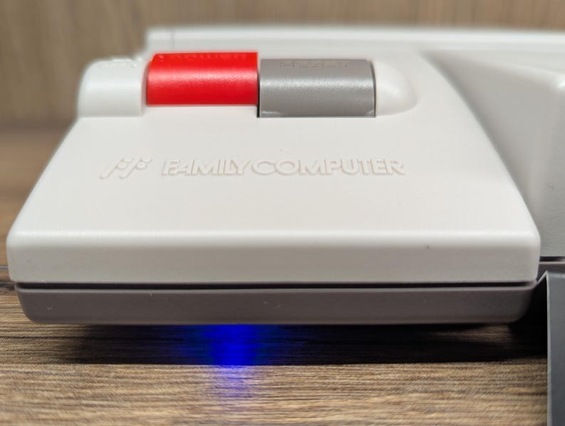Famicom AV/NES Top Loader Power LED Kit: Easy Install, Red/blue ...