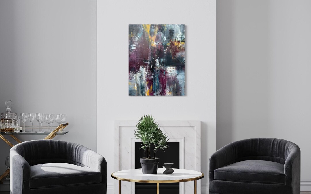 Original Abstract Art | "urban Echoes 2.0" | 22x28” - Etsy