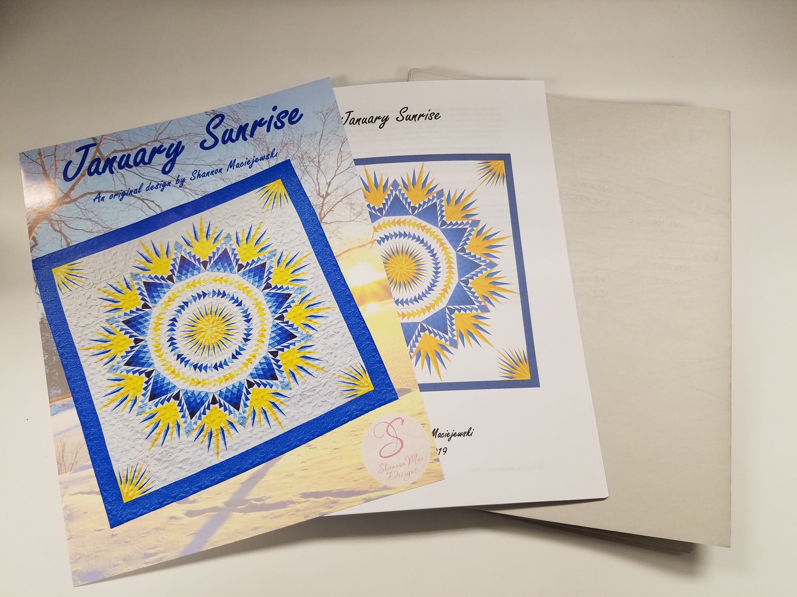 January Sunrise - Foundation Pieced Quilt Pattern by Shannonmac Designs ...