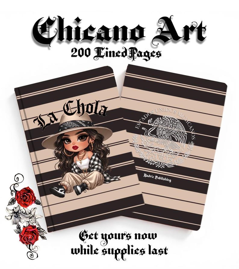 Chicano Art La Chola Brown Charlie Brown Notebook / Journal - Etsy