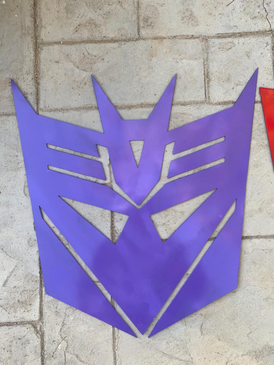 Transformers Decepticon Emblem Wall Sign 24 - Etsy