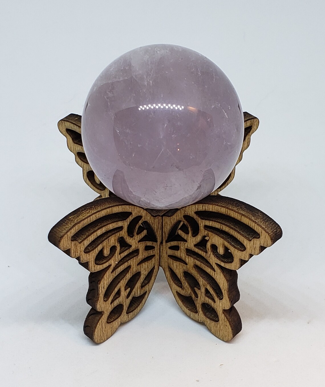 Butter Fly Sphere Stand - Wood -laser Cut - Etsy