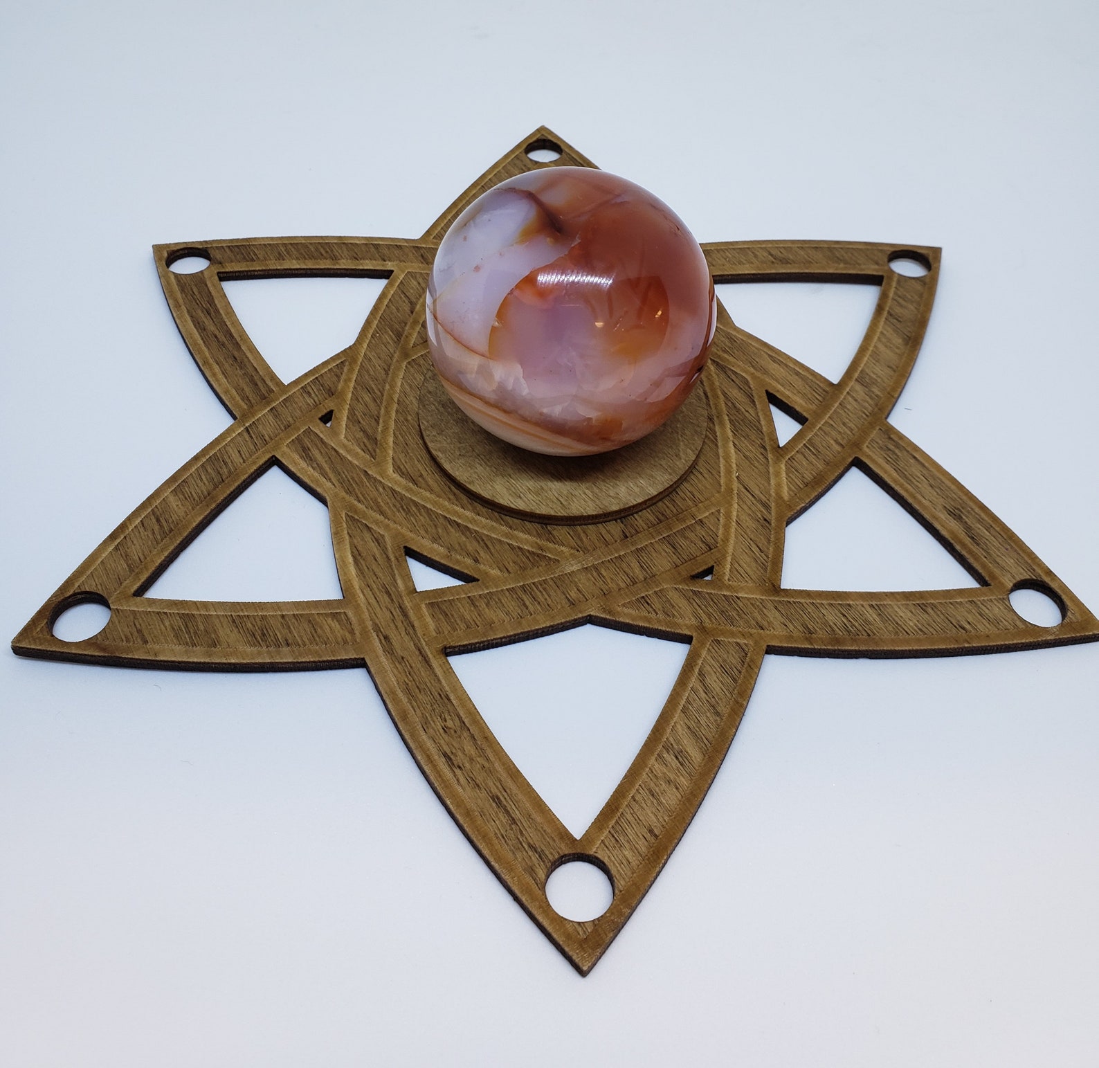 Sphere Stand Wood Laser Cut Multiple Spheres - Etsy