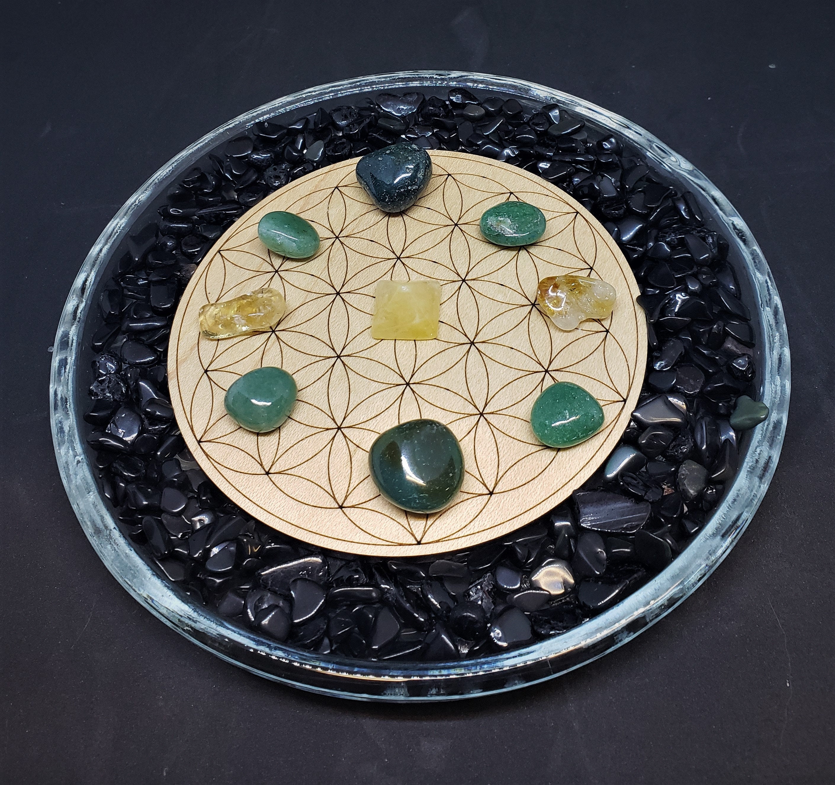 Mini Crystal Grid Kit - Abundance