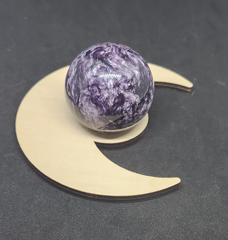Crescent Moon Sphere Stand - Etsy