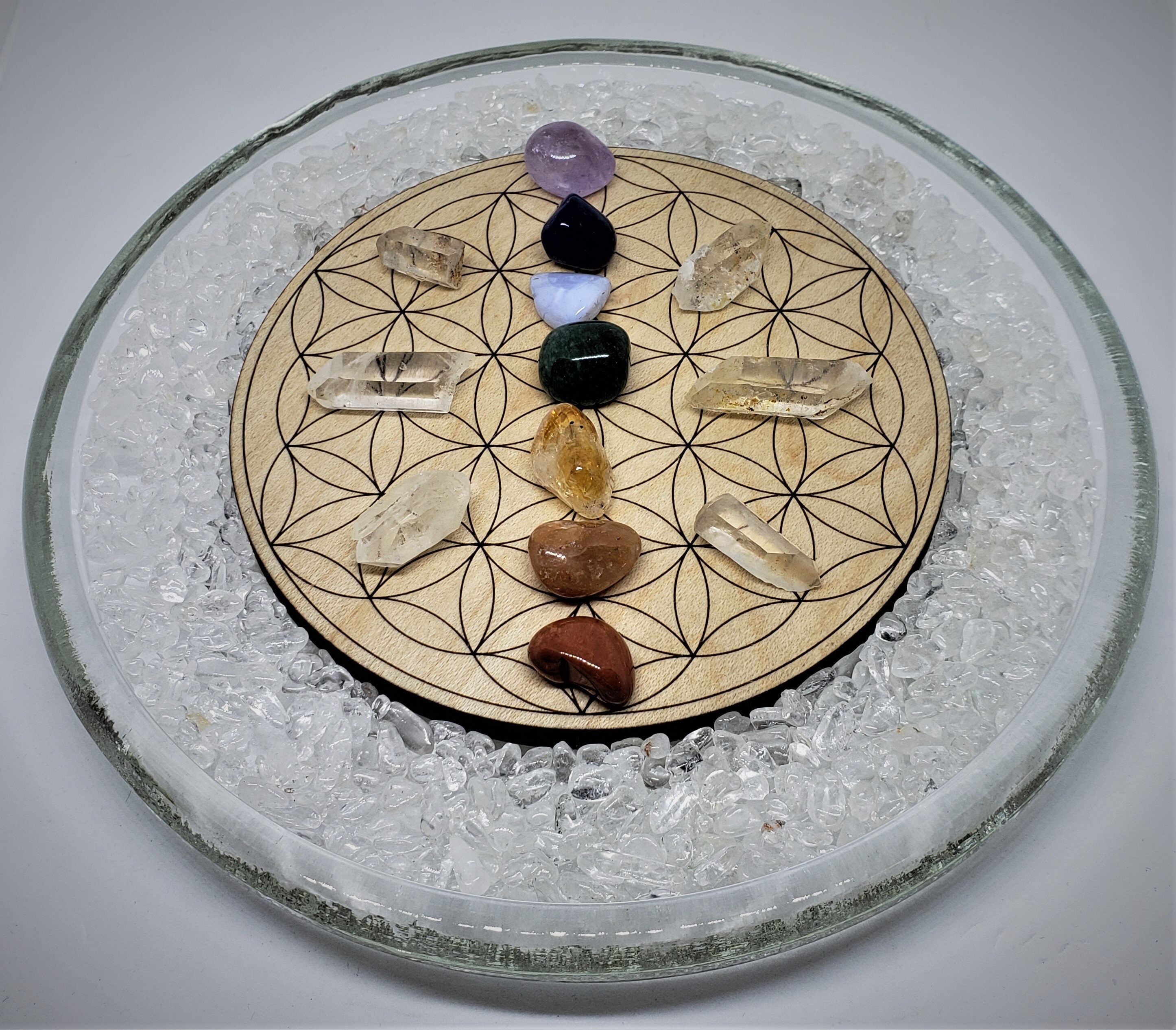Crystal Grid Kit Mini - Chakra Balancing