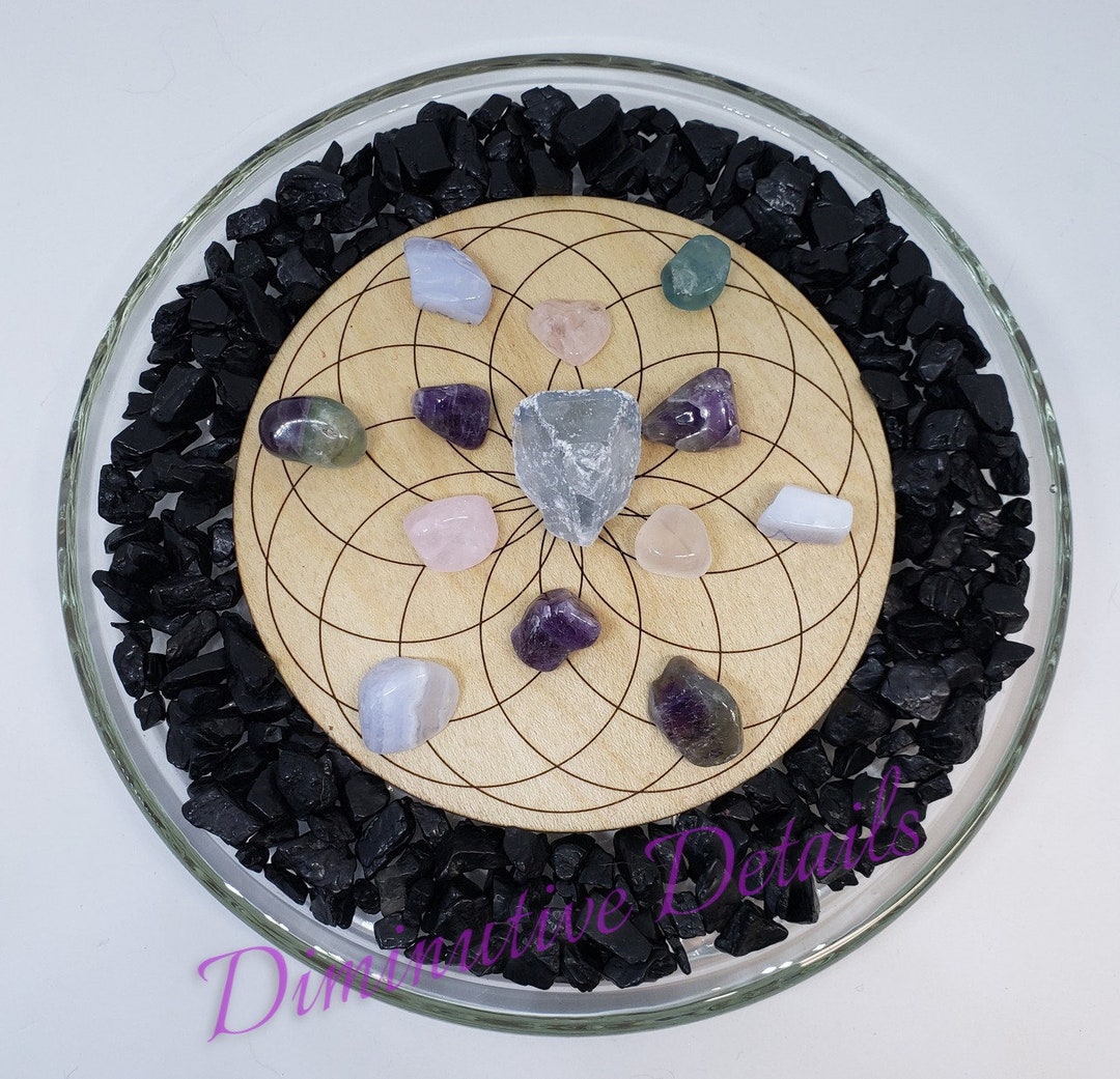 Mini Crystal Grid Kit - Stay Calm, Don't Panic - Etsy