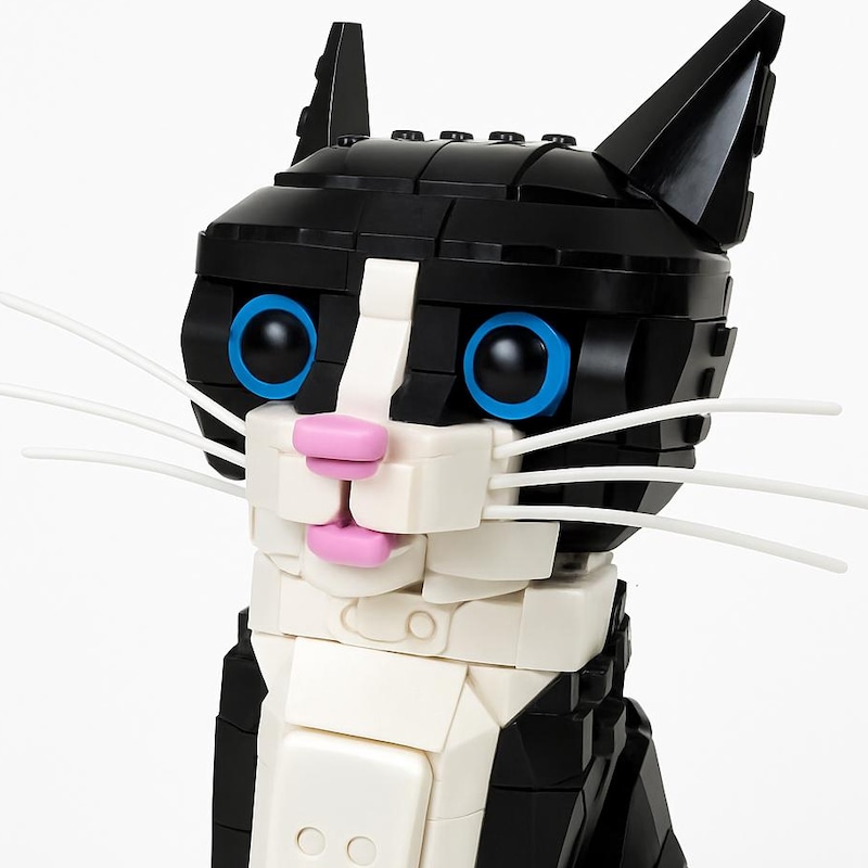 Legos Tuxedo Cat - Etsy