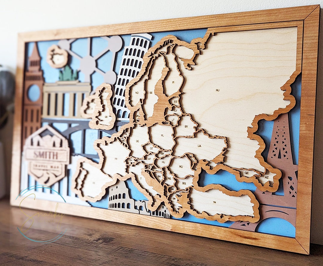 Europe Travel Map, European Map, Travel Bucket List, European Travel ...