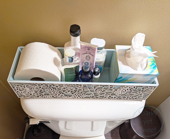 Toilet tank trays store