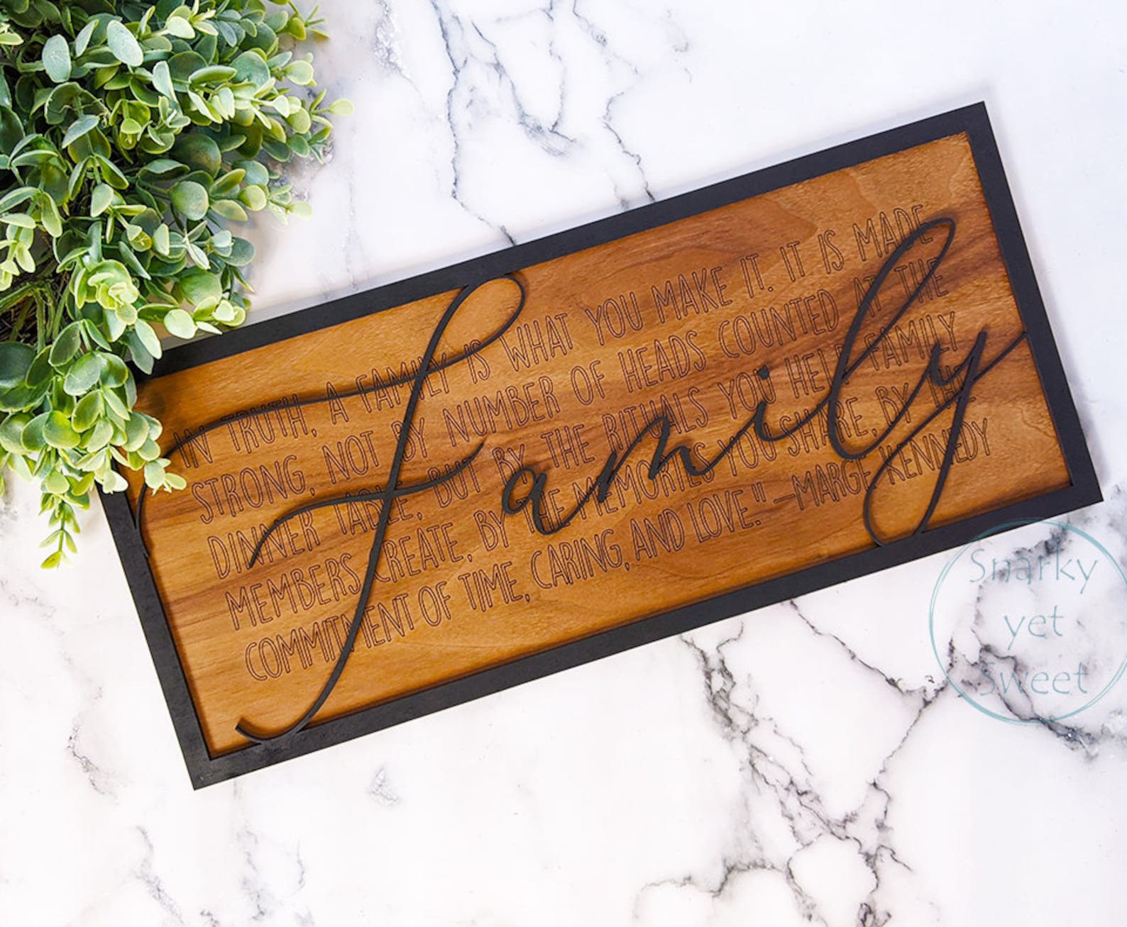 Family Layered Wood Engraved Sign Housewarming Gift Home - Etsy