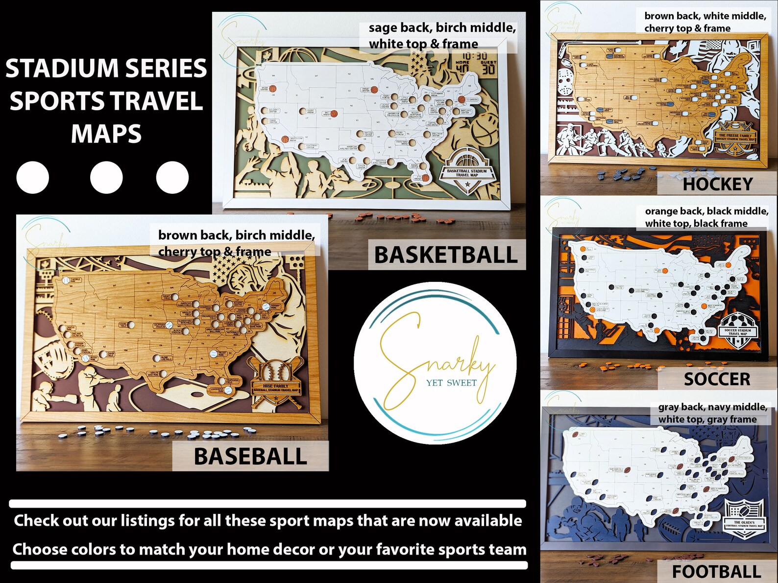 Basketball Arena Map | NBA Stadium Tracker Map | Checklist Gift for ...