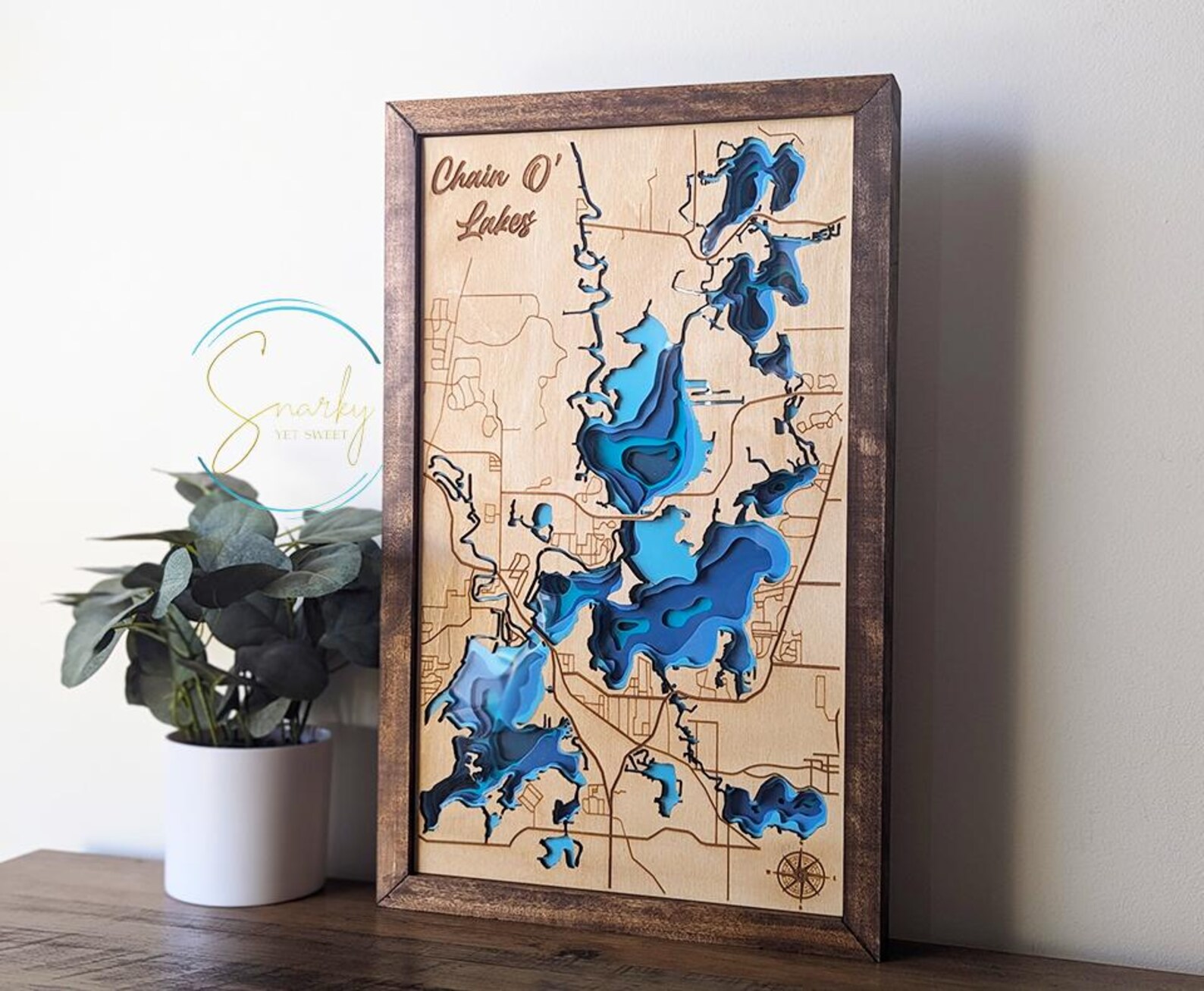 Chain O Lakes Depth Map | Bathymetric Map | 3D Lake Map | Chain O Lakes ...