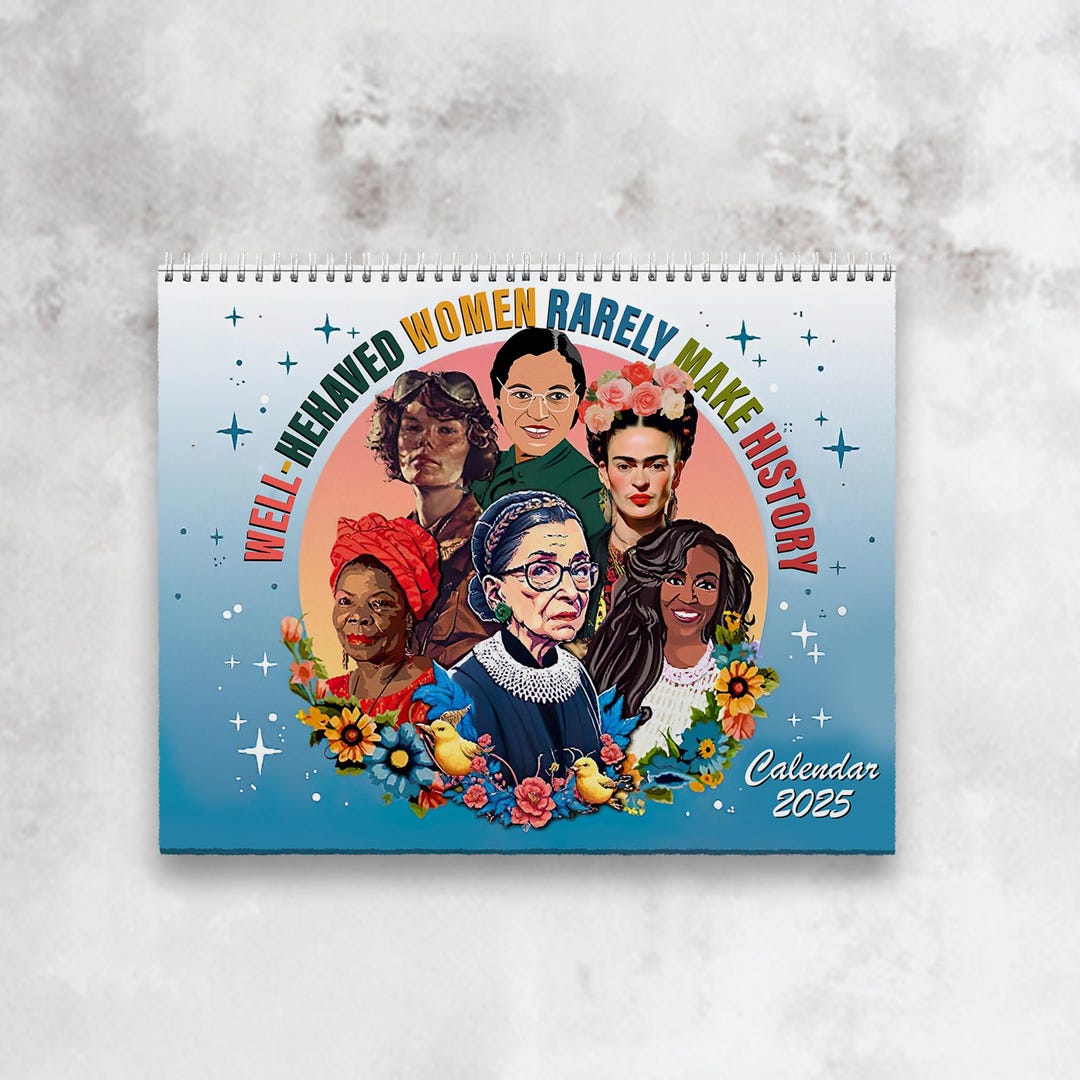 2026 Well-behave Woman Calendar 2026, Feminist Calendar 2026, Happy New ...
