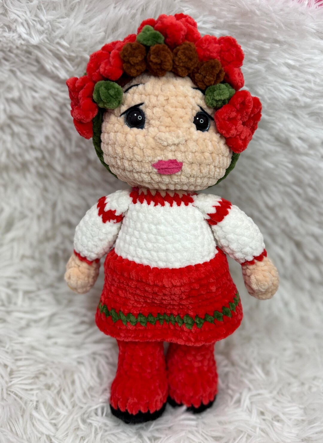 Crochet Ukrainian Doll – Handmade - Etsy